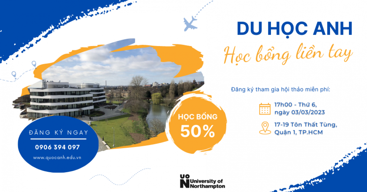 Hội thảo: Du học Anh Quốc - Định nghề nghiệp Hướng tương lai | Du học Quốc Anh