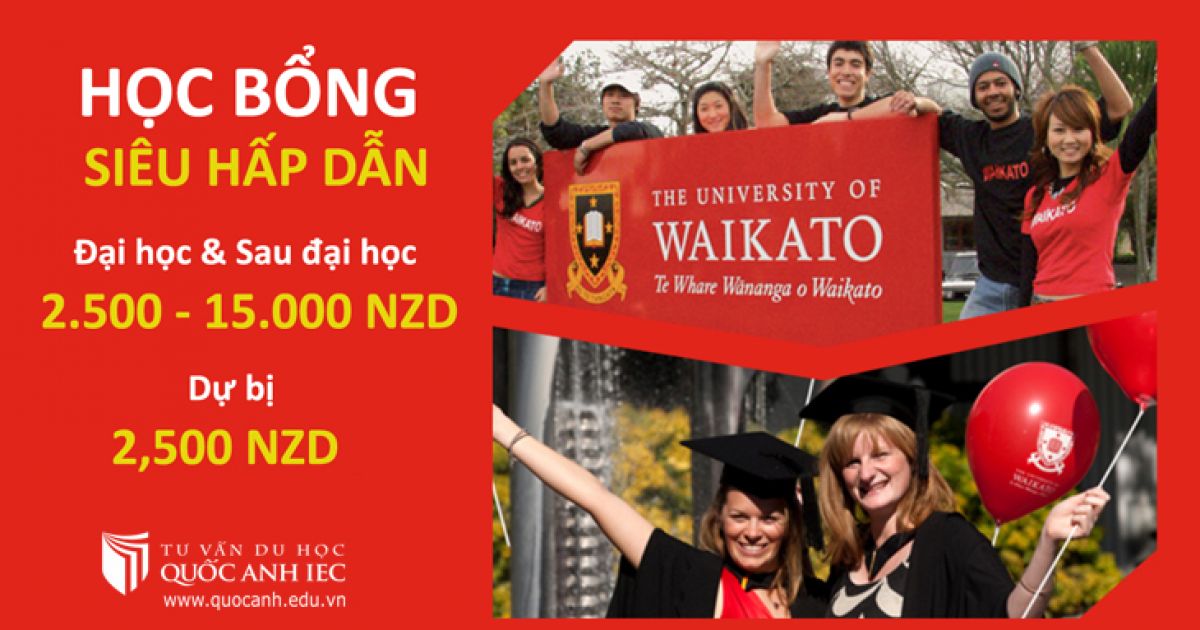 Trường Đại học Waikato đang có nhiều Suất Học bổng siêu hấp dẫn | Du ...